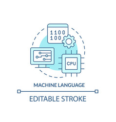 C programming language with script sample Vector Image