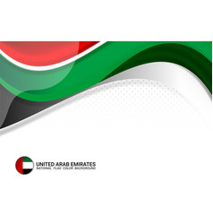 Uae flag background Royalty Free Vector Image - VectorStock