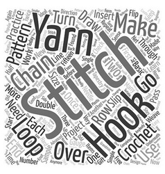 Free crochet afghan patterns 1 text background Vector Image