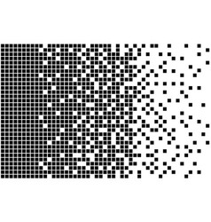 Dissolved filled square Royalty Free Vector Image