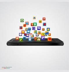 Multimedia and communication media icons Vector Image