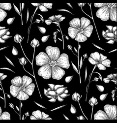 Graphic linen and cotton design Royalty Free Vector Image