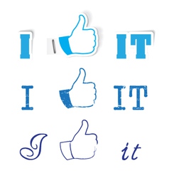 Grunge like symbol Royalty Free Vector Image - VectorStock