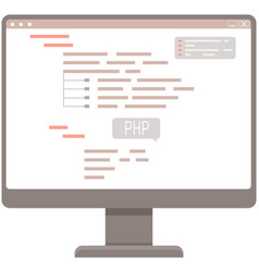 Code editor icon Royalty Free Vector Image - VectorStock