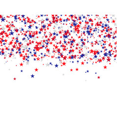 Red blue and white stars for holiday Royalty Free Vector