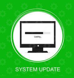System update Royalty Free Vector Image - VectorStock