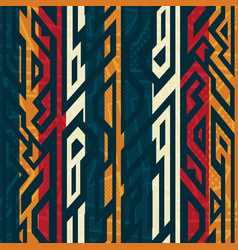 African geometric seamless pattern Royalty Free Vector Image