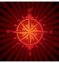 Ancient compass rose Royalty Free Vector Image