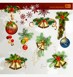 Christmas set Royalty Free Vector Image - VectorStock