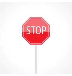 Priority road traffic sign isolated on white Vector Image