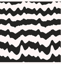 Sea water waves seamless borders set Royalty Free Vector