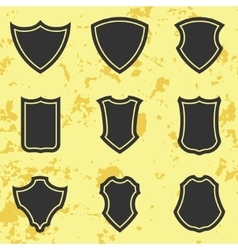 Heraldry shield grunge Royalty Free Vector Image