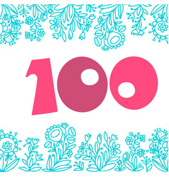 Number 100 Vector Images (over 5,200)