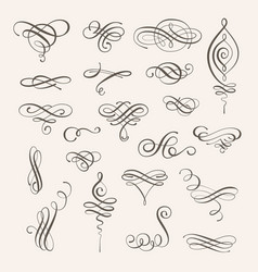 Script elements Royalty Free Vector Image - VectorStock