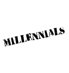Millennials rubber stamp Royalty Free Vector Image