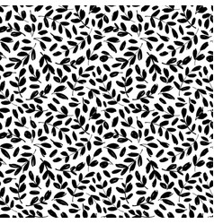 Leaves and branches seamless pattern Royalty Free Vector