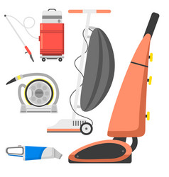 Professional cleaning equipment isolated Vector Image