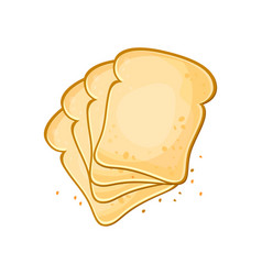 Flashcard of baker with bread Royalty Free Vector Image