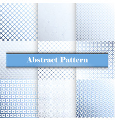Set of seamless with large and small lines Vector Image