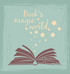 Magic book Royalty Free Vector Image - VectorStock