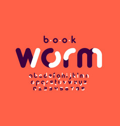 Worm Letter Alphabet Vector Images (over 100)