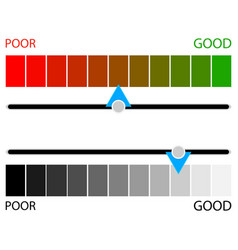 Rating Meter Royalty Free Vector Image Vectorstock