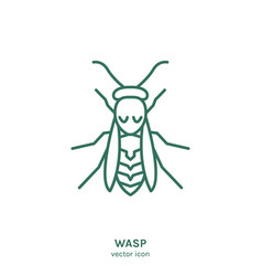 Allergies to insect stings color icon Royalty Free Vector