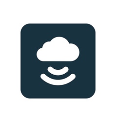 Settings icon rounded squares button Royalty Free Vector