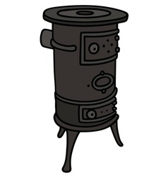 Old small stove Royalty Free Vector Image - VectorStock