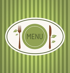 Restaurant menu cover design Royalty Free Vector Image