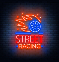 Racing Company Logo Template Royalty Free Vector Image