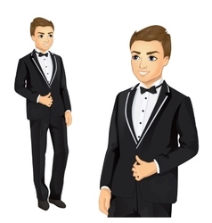 Businessman Elegantly Dressed Royalty Free Vector Image