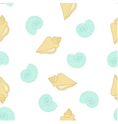 Sea shells Royalty Free Vector Image - VectorStock