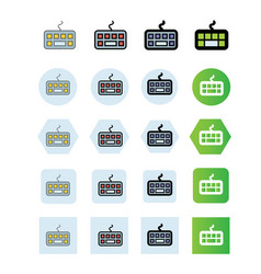 Enter key icon design Royalty Free Vector Image