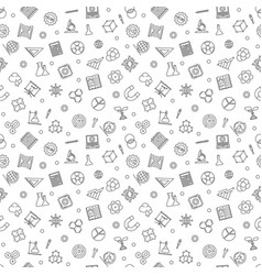 Chemical laboratory seamless pattern Royalty Free Vector