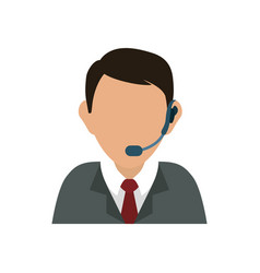 Operator man Royalty Free Vector Image - VectorStock