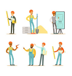 Construction infographics set Royalty Free Vector Image