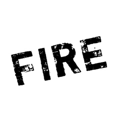 Fire rubber stamp Royalty Free Vector Image - VectorStock