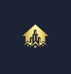 Gold Real Estate Logo Vector Images (over 8,800)