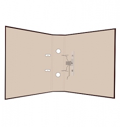 Three office folders Royalty Free Vector Image