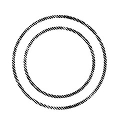 Thin circle frame Royalty Free Vector Image - VectorStock