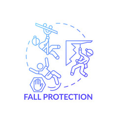 Fall protection construction worker safety first Vector Image