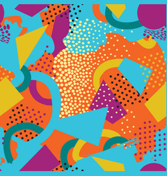 Seamless retro geometric pattern Royalty Free Vector Image