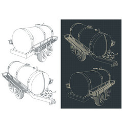 Water delivery isolated Royalty Free Vector Image