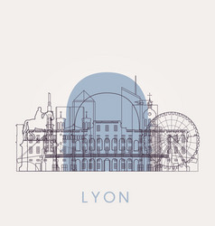 Lyon Skyline Vector Images (over 110)