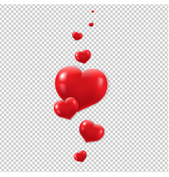 Heart shapes collection Royalty Free Vector Image