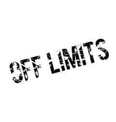 Off limits rubber stamp Royalty Free Vector Image