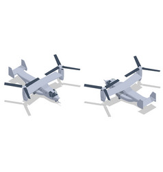 Isometric united states air force v-22b osprey Vector Image