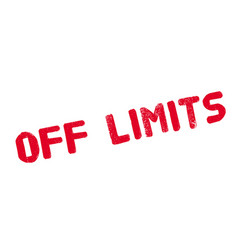 Off limits rubber stamp Royalty Free Vector Image