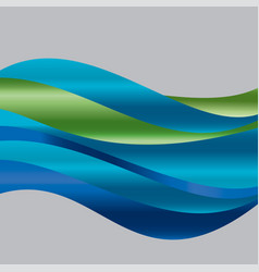Abstract gradient wave background Royalty Free Vector Image